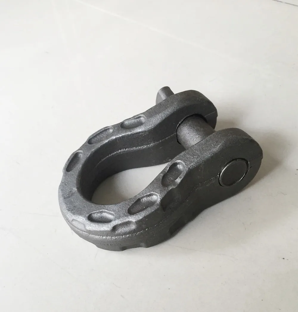 Steel Forged Bow Shackle 4.5t 4.75t 6 T 6.5t For Offroad Winch - Buy ...