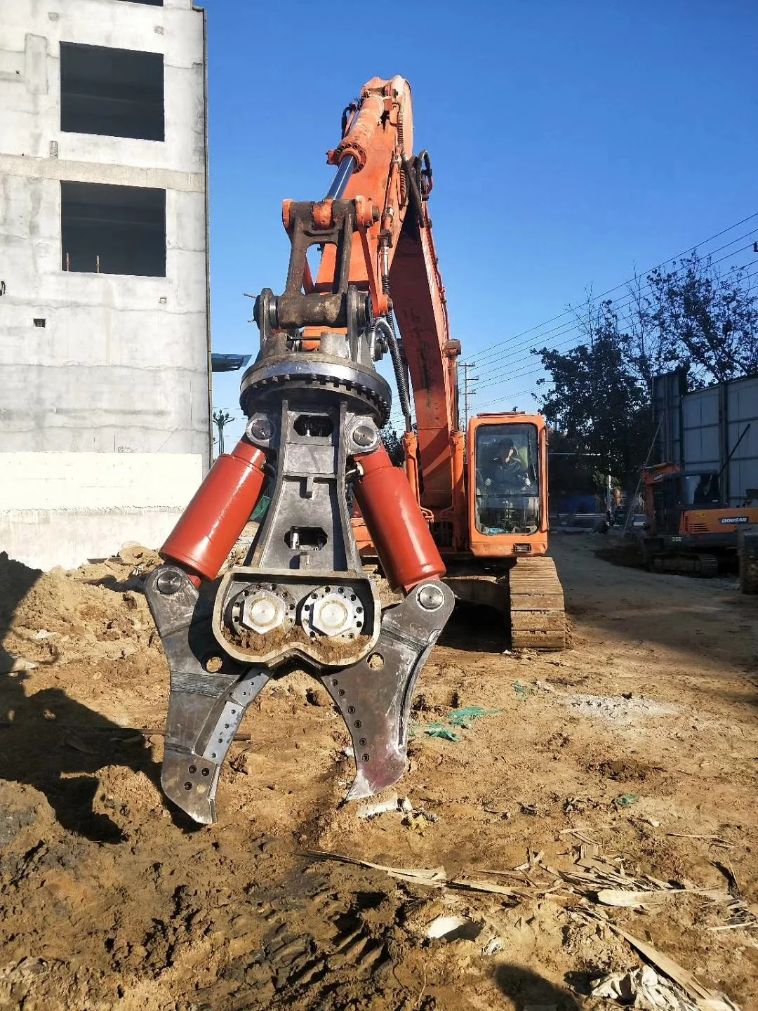 Demolition Tools Cut Steel Hydraulic Scrap Iron Tires Shear Excavator ...