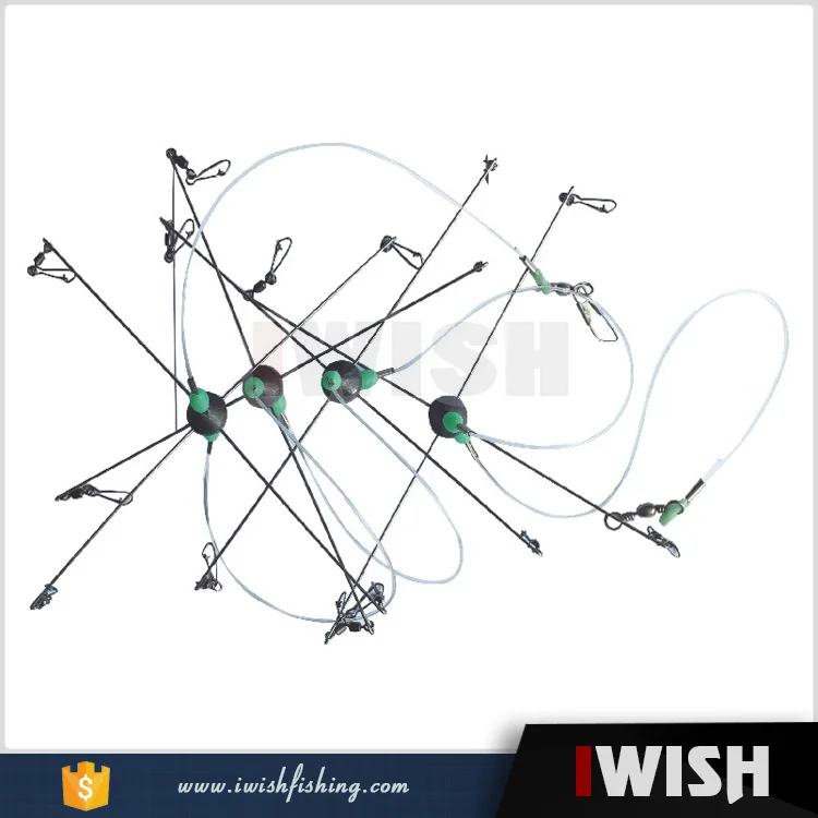 Four Arms Stainless Steel Balance Rigs Tackle For Trolling Lure Fishing ...