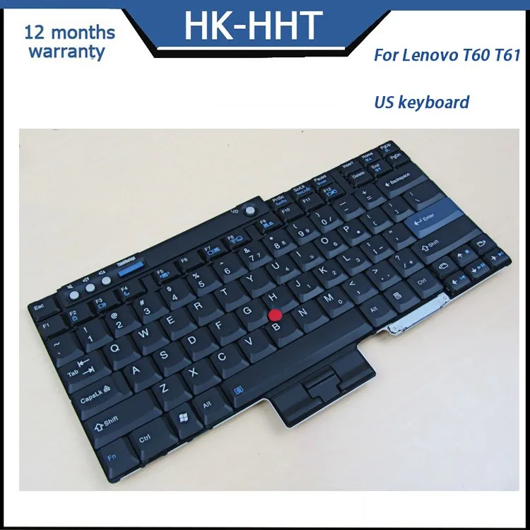 Us Layout Laptop Keyboard For Ibm Lenovo Thinkpad T60 T60p T61 T61p ...