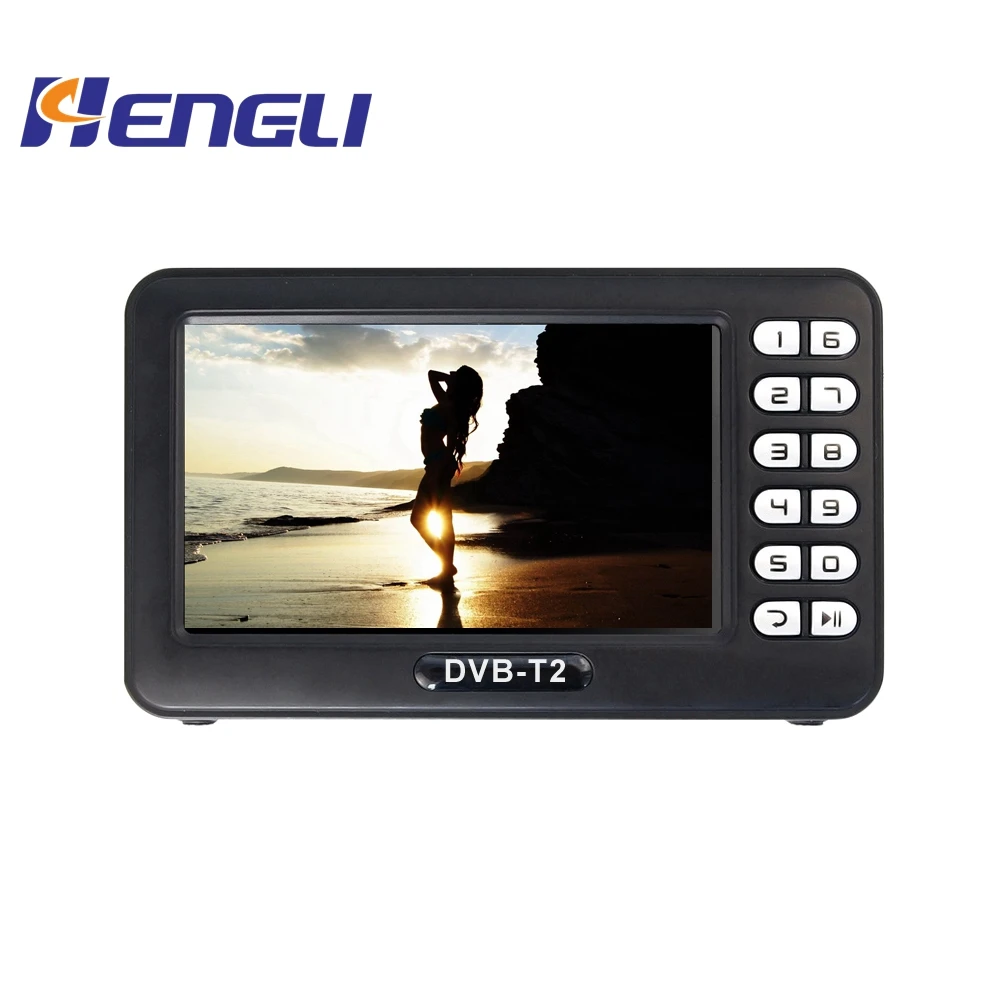 4.3 Inch DVB-T2 LCD Handheld HD Pocket Digital Portable TV Player