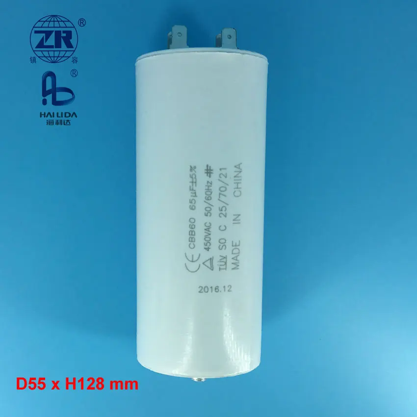 Cbb60 Sh 65uf 250vac Motor Run Capacitor - Buy Motor Run Capacitor ...