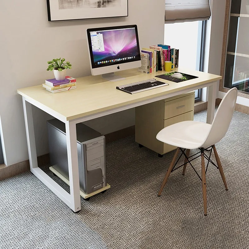 Customized Size Fr-mdf And Iron Material Modern Luxury Office White ...