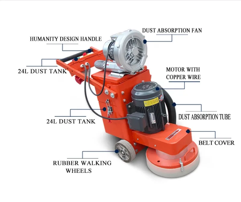 Hand Held Floor Polishing Machine/epoxy Diamond Floor Grinding Machine ...