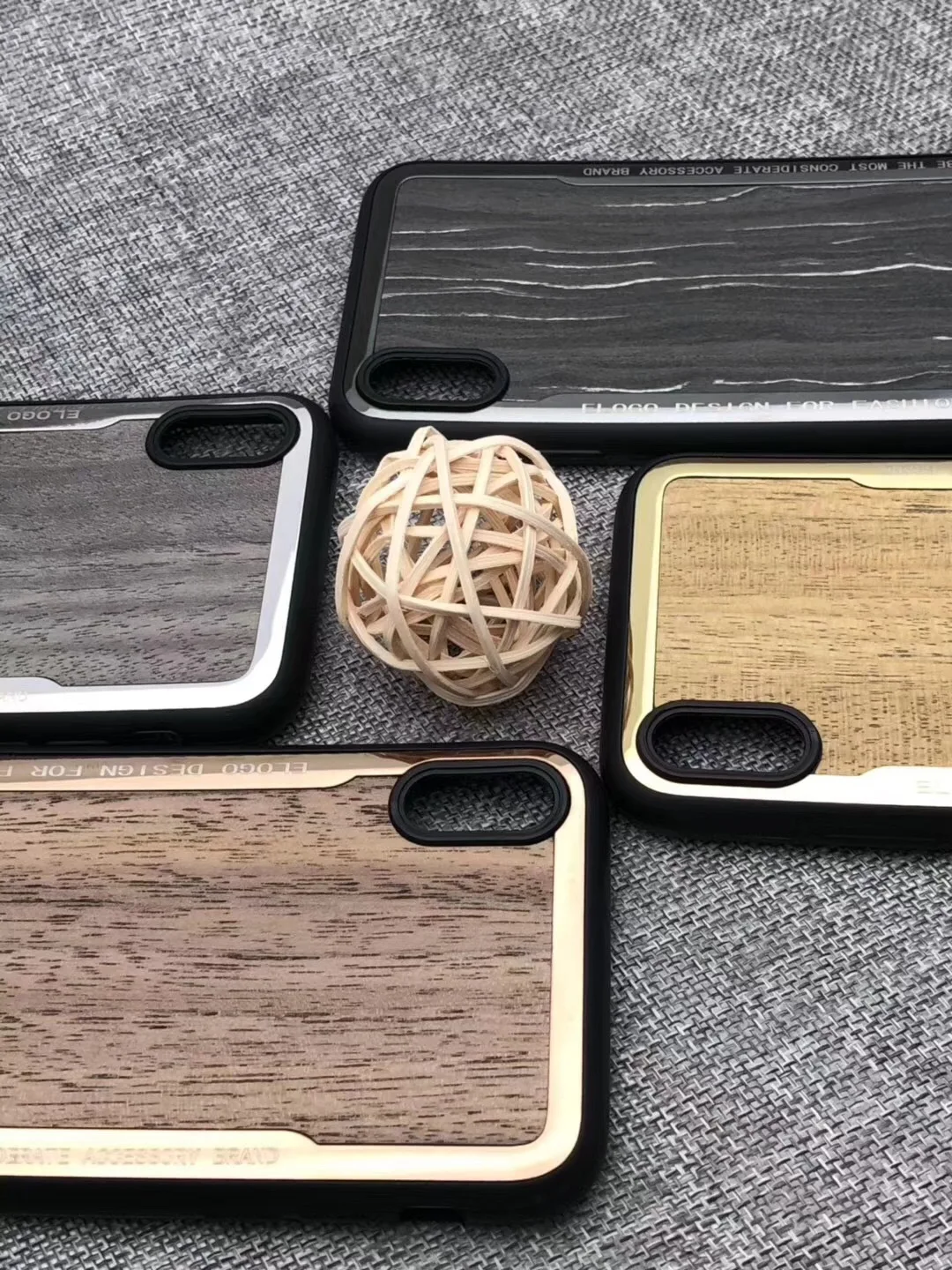 Shockproof Anti Slip Aluminum Alloy Metal Frame Wood Tpu Phone Case For ...