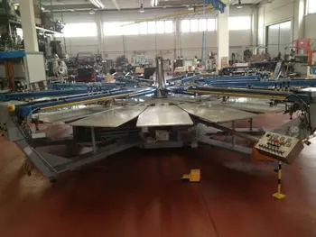 Automatic Screen Printing Carousel: Tek Ind Alfa - 8 Colours 18 Plates ...