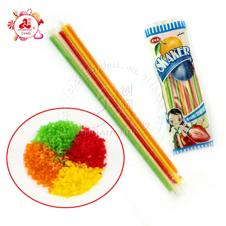 2.3g Small Ball Candy in Straw - Sweet Fruity Treats