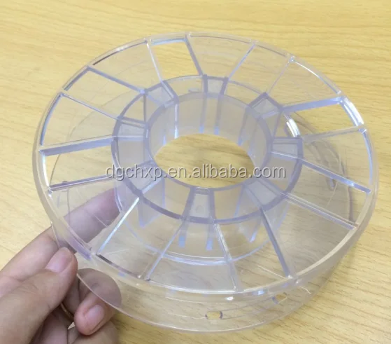 Clear Plastic Bobbin Empty Wire Spool For 3d Printer Filament - Buy ...