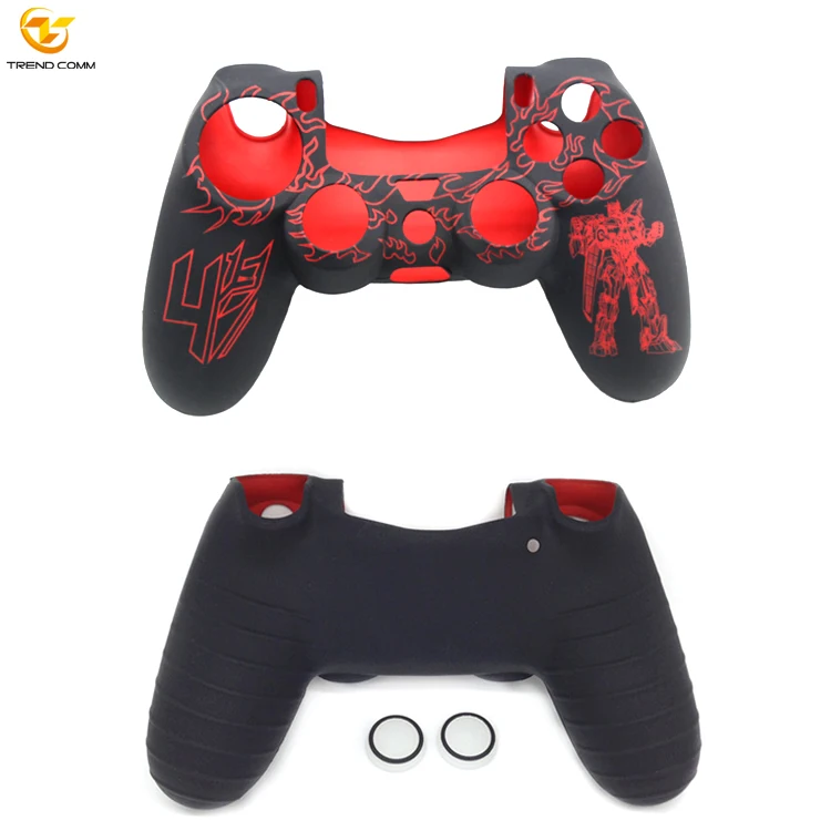 Laser Engraved Game Controller Rubber Case For Ps4 Silicone Case - Buy ...
