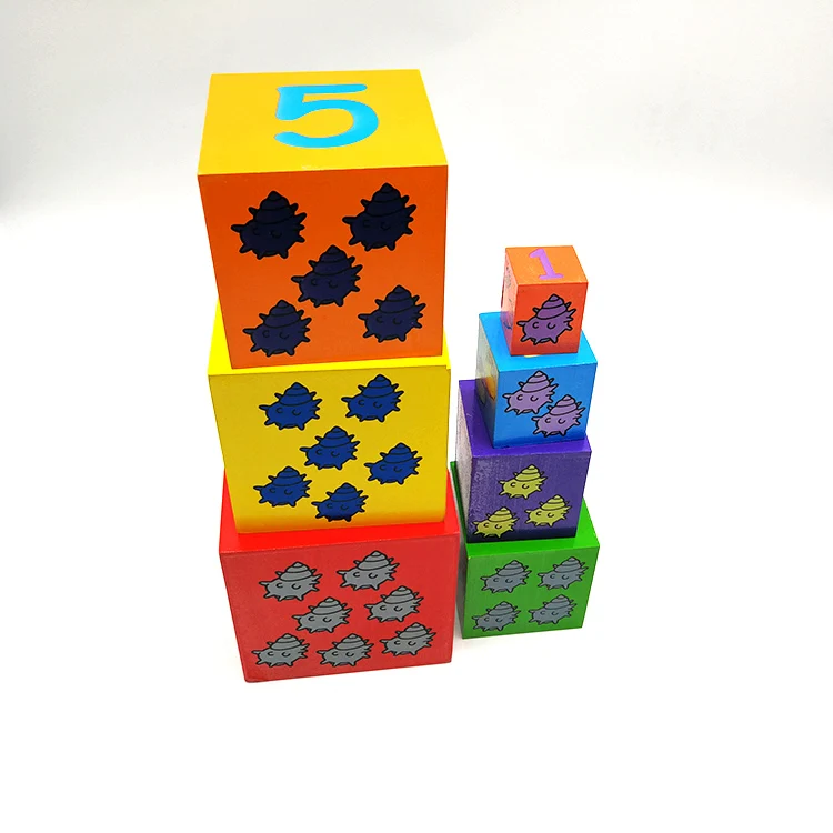 Kids Playing Wooden Nesting Stacking Toys Box For Children - Buy Wood ...