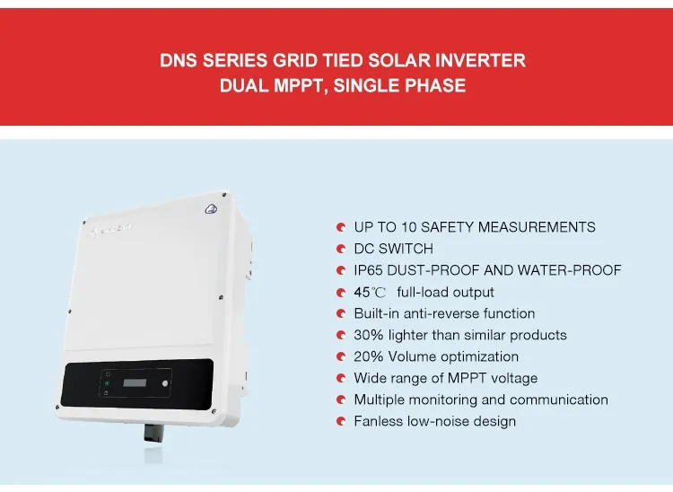 Goodwe Solar Inverters - Efficient Grid Tie Solutions