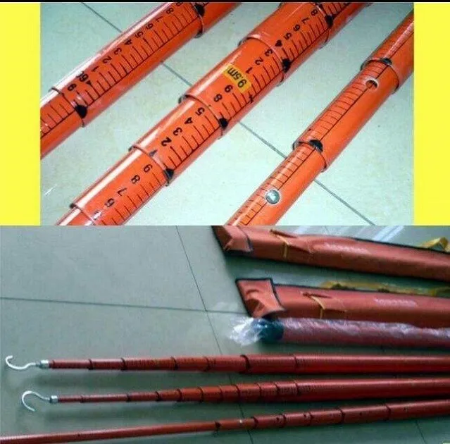 5m And 15 M High Voltage And Measuring Fiberglass Height Telescoping ...