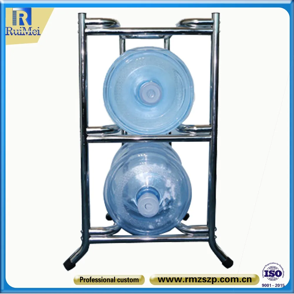 Floor Standing Iron 5 Gallon Water Bottle Storage Rack - Buy Racks For ...