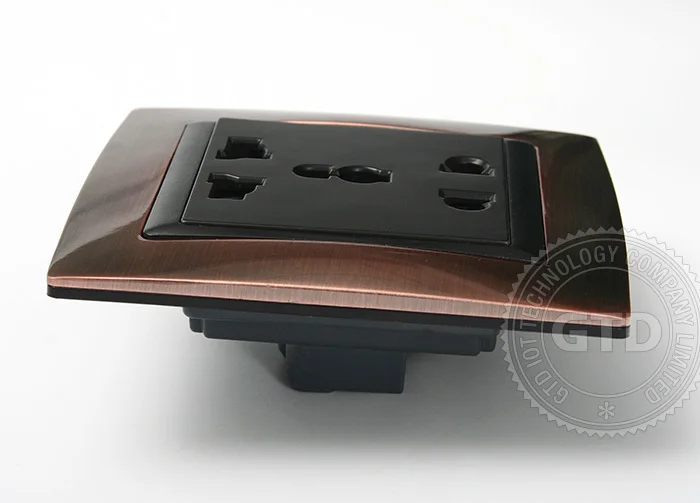 Luxury Smart Hotel Use Multi-function Five Hole Bronze-colored Metal ...