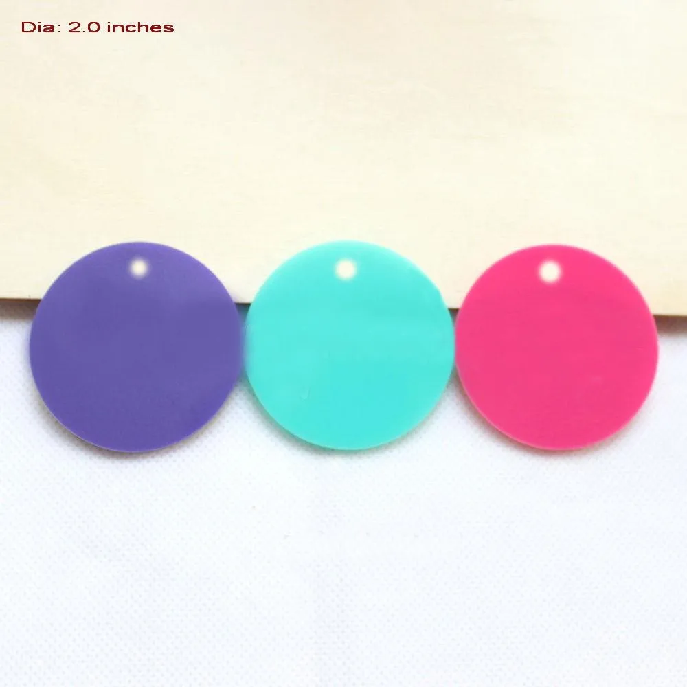 Colored Acrylic Round Disc Plastic Disc Wholesale - Buy Acrylic Round ...