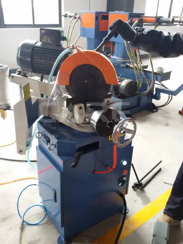 Semi Auto Pneumatic Circular Saw Metal Cutting Machine For Stainless ...