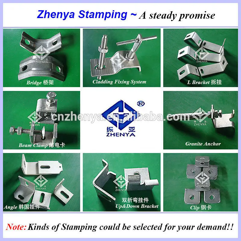 Stainless Steel Stone Fixing System With Marble Bracket - Buy Ss Stone ...