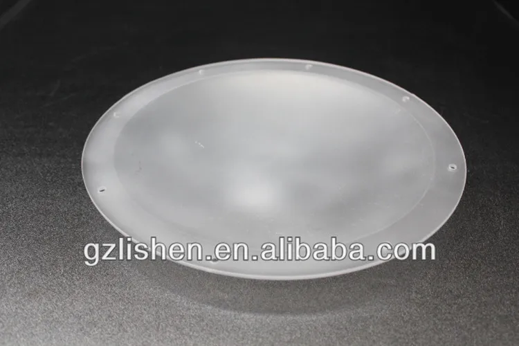 Diffuser Plastic Half Round Flat Dome Lamp Shade - Buy Outdoor Plastic ...