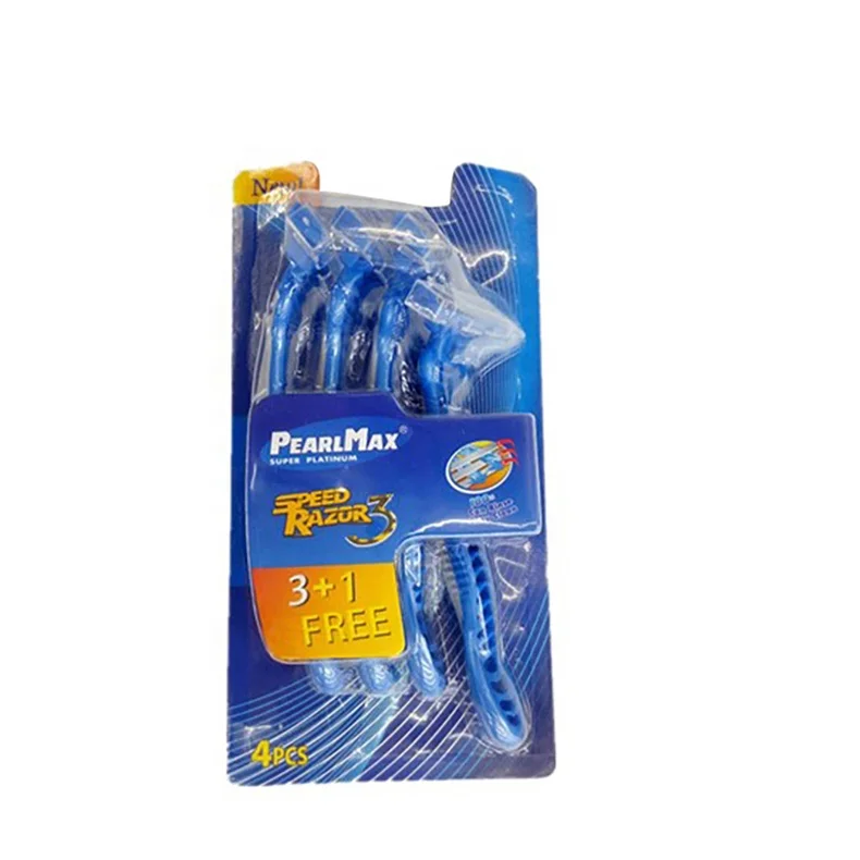 Pearlmax Professional Manufacturer Triple Blades Disposable Shaving ...