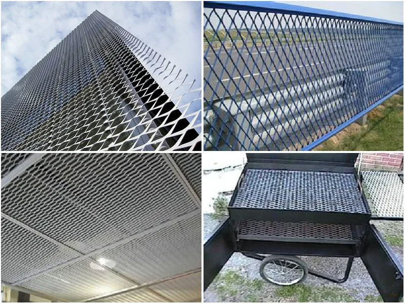 Metal Expandido En Rombo Con Poco Carbono De La Malla De Material - Buy ...