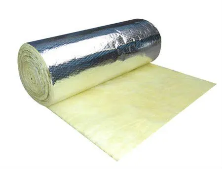 High-performance Glass Wool Roll Glass Wool With One Side Aluminum Foil ...