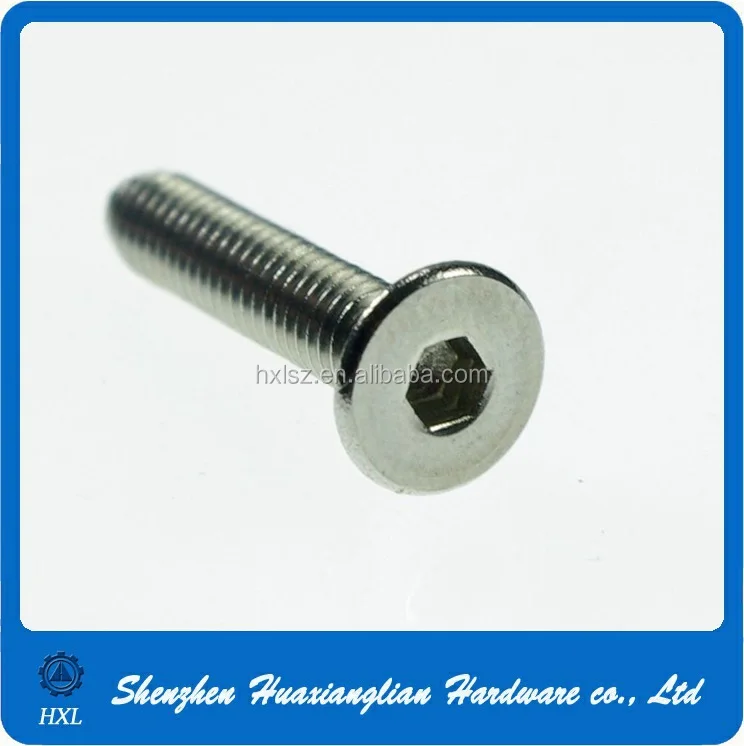 M4 M5 M6 M8 Verzonken Socket Schroef Inbussleutel Bout Schroef Din7991 ...