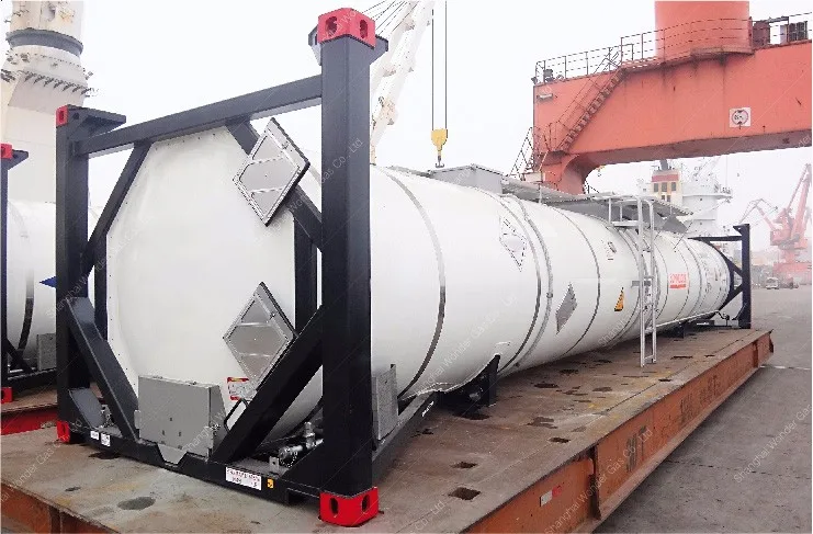 Asme Standard 20ft Cryogenic Tank T75 Iso Tank Transport Container Ln2 ...