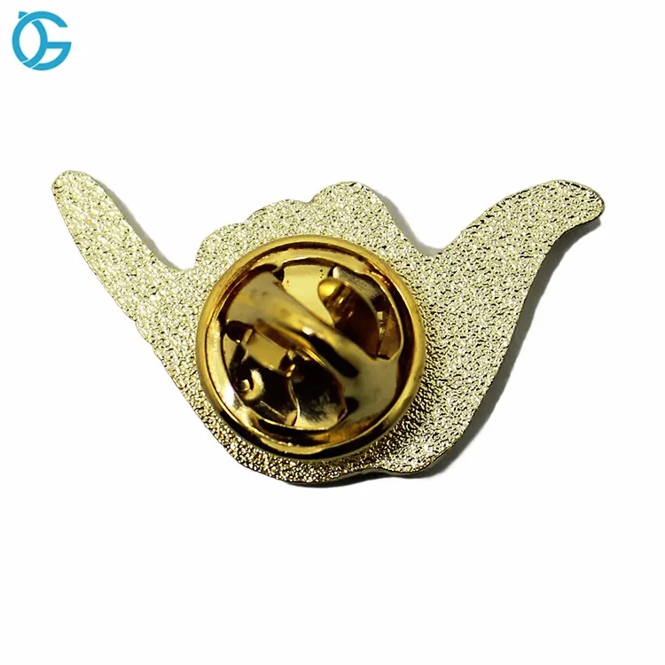 Design Your Own Custom Gold Metal Pin Badge - Buy Custom Made Zinc ...