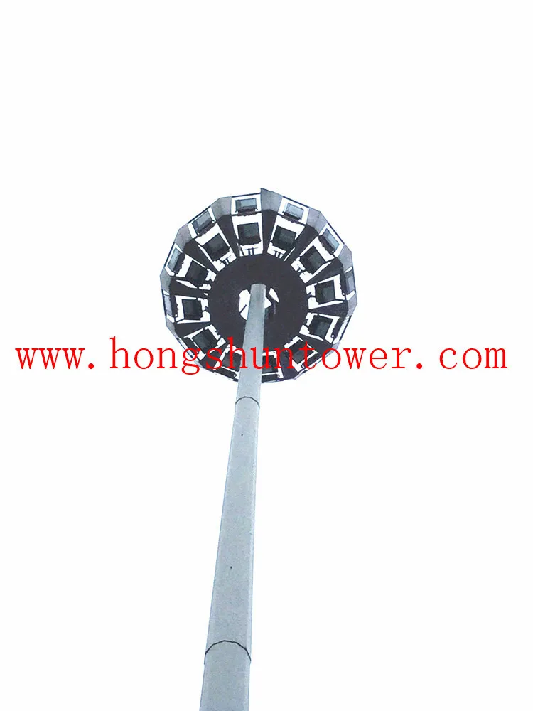 Telecommunication Monopole Antenna Tower Square Lamp Pole - Buy ...