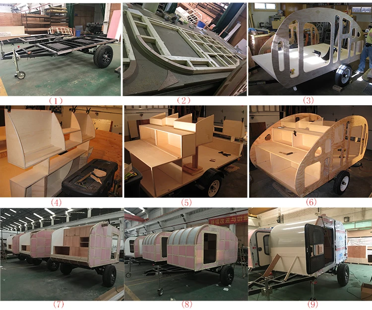 Caravan Chassis Small RV Teardrop Caravan - 4wdoverlander