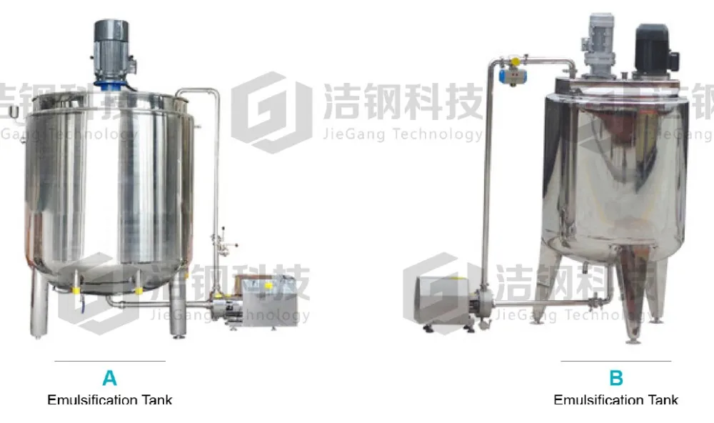 Stainless Steel Sanitary Industrial Blender Homogenizer Mixer Cosmetic ...