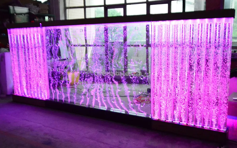 Restaurant Room Divider Acrylic Wall Led Light Water Bubble;screen Room ...
