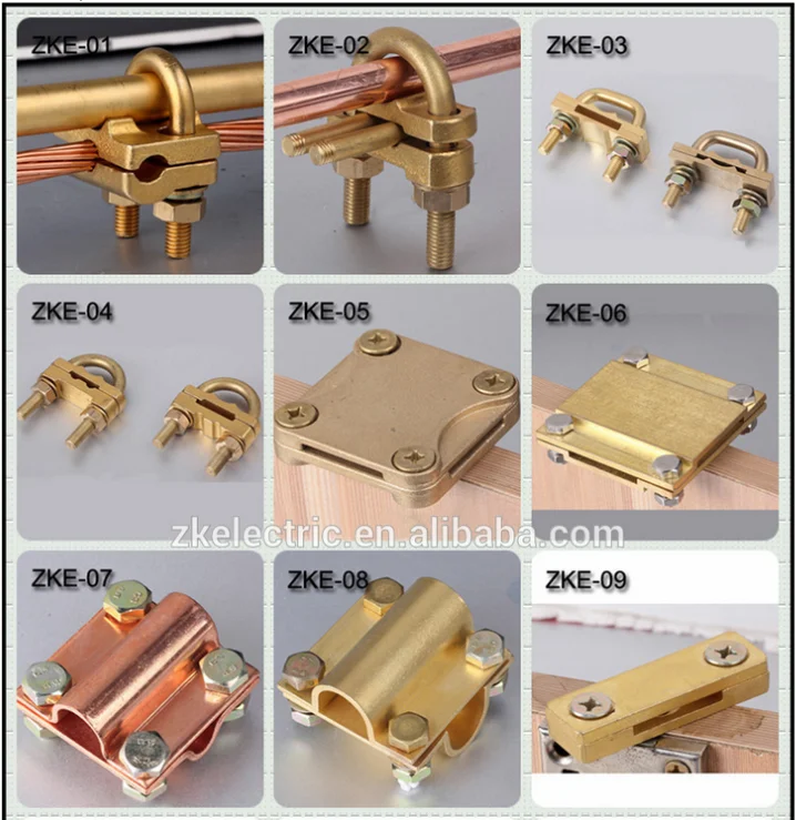 Brass Earth Clamps,Earth Rod Clamps,Earth Rod Connector For Rod And ...