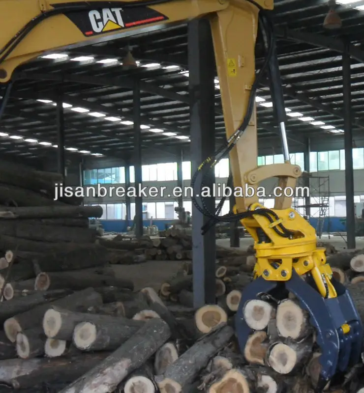 JISAN Hydraulic Wood & Rock Clamps - Durable Excavator Attachments