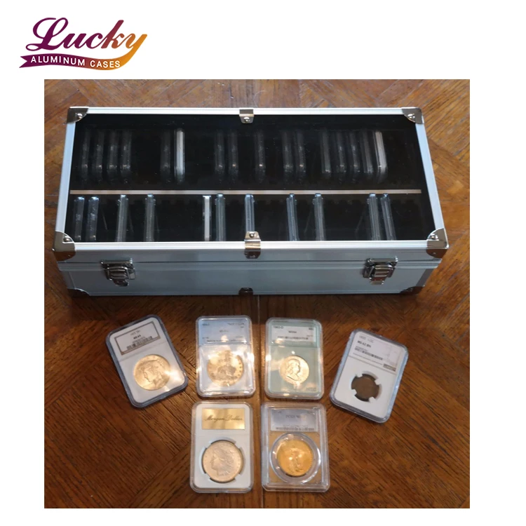 Aluminum Storage Box for NGC PCGS Coins - 3 Year Warranty