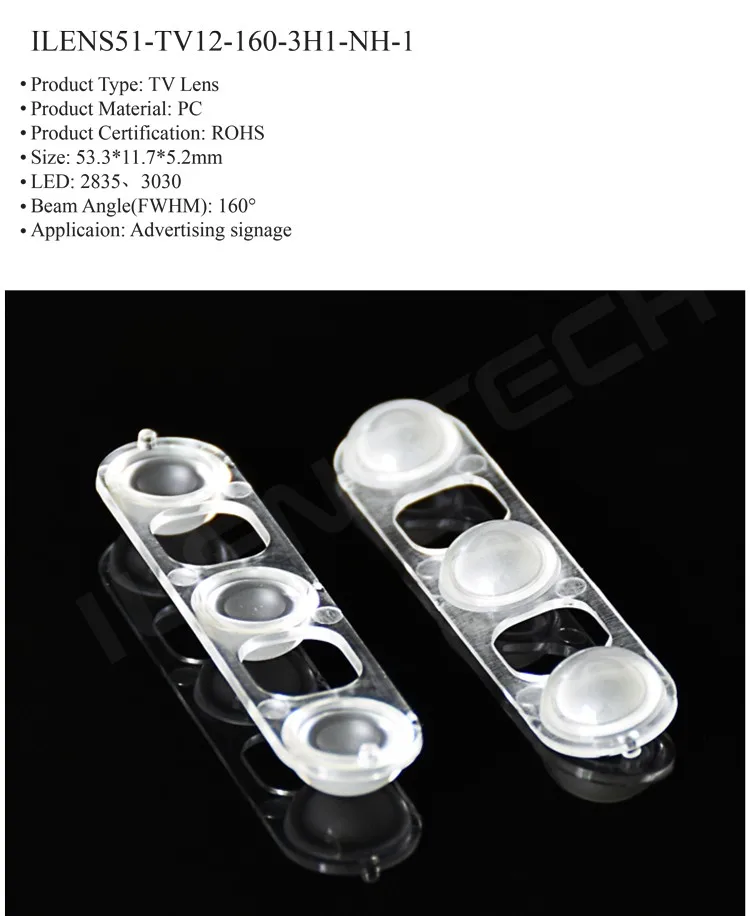 160 Degree Secondary Optical Diffuser Backlight Led Tv Lens / Led Wide ...