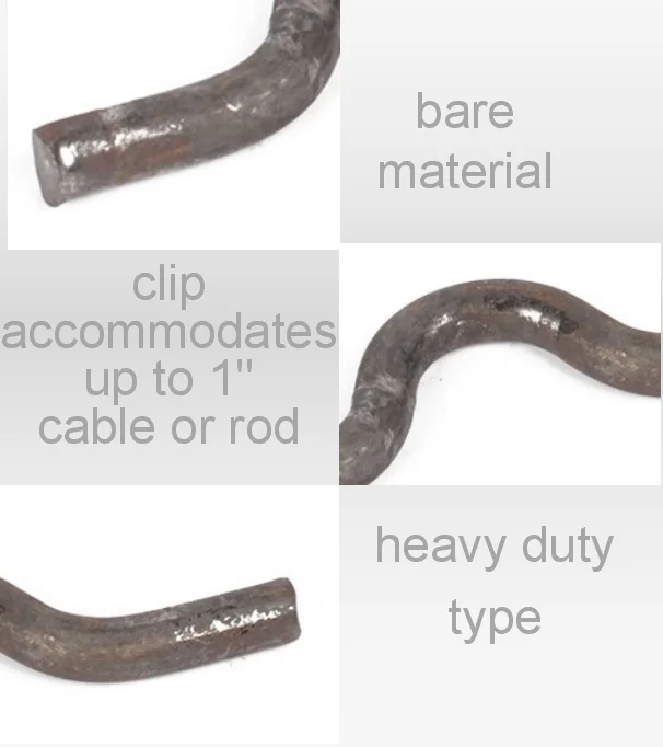Customized High Quality Cable Clip For Cable Or Sucker Rod Fencing ...