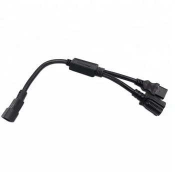 Y Splitter Power Adapter Iec Y Power Cord Cable - Buy Y Splitter Power ...