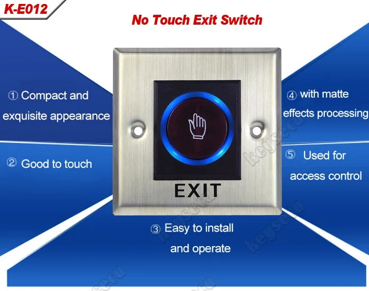 Keysecu No Touch Wave To Exit Switch - Buy No Touch Wave To Exit Switch ...