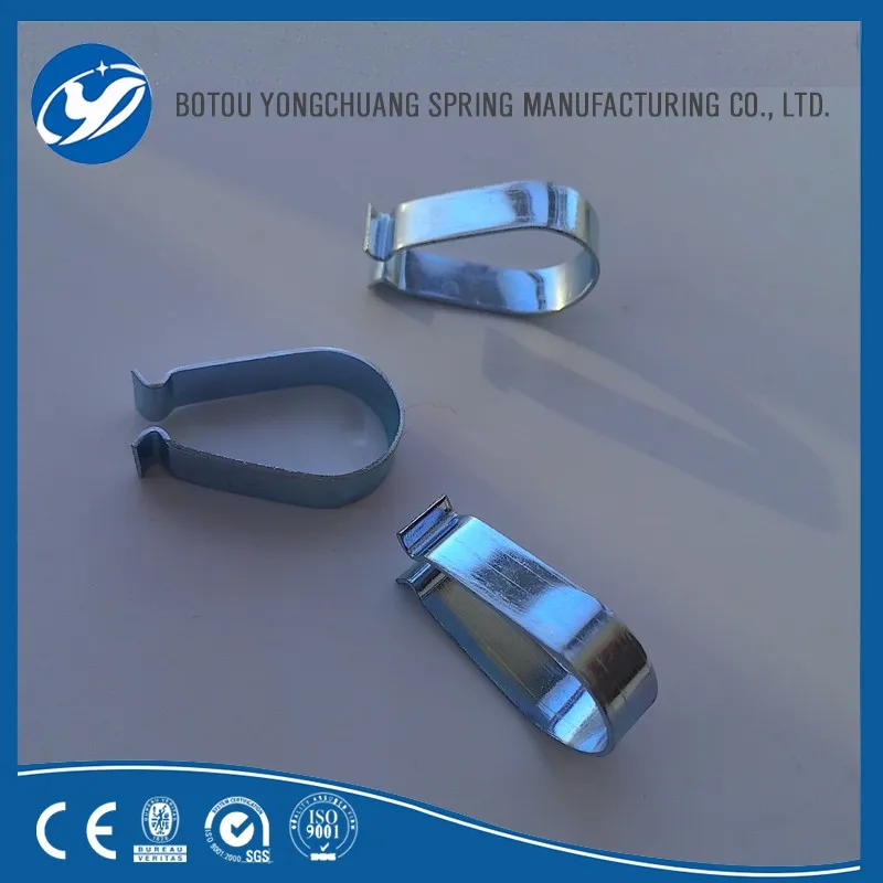 Different Types Stainless Steel Spring Steel Button Clip - Buy Spring ...