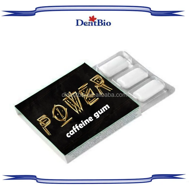 Caffeine Energy Gum Guarana Chewing Gum Oem Taurine Chewing Gum - Buy ...