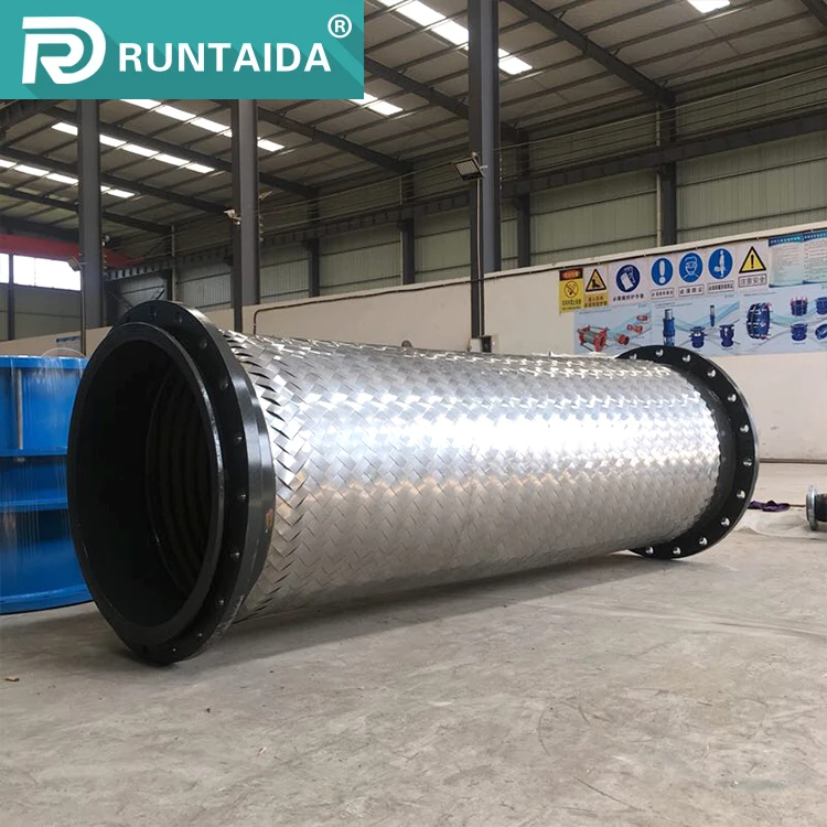 DN600 Carbon Steel Flange Connection Flexible SS304 Hose