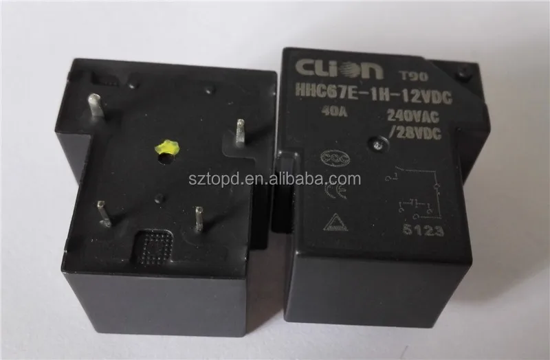Hot Selling Clin Hhc67e-1h-12vdc T90 Relay 40a - Buy Relay 40a,24v 40a ...