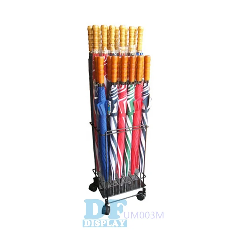 UM016M Free Standing Umbrella Display Metal Rack for Retail STORES ...