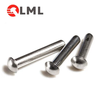 China Metric Aluminium Brass Solid Core Rivet Fastenal Flat Head,Round ...