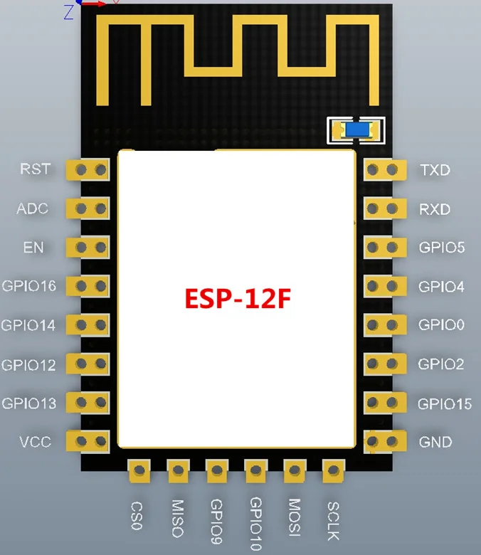 Esp8266 Wifi Module Esp-12e/esp-12f Esp8266-12e Esp8266-12f - Buy Wifi ...