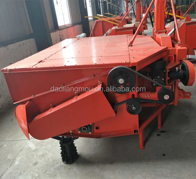 Mini Sorghum Wheat Combine Silage Forage Harvester for Biomass Fuel Making