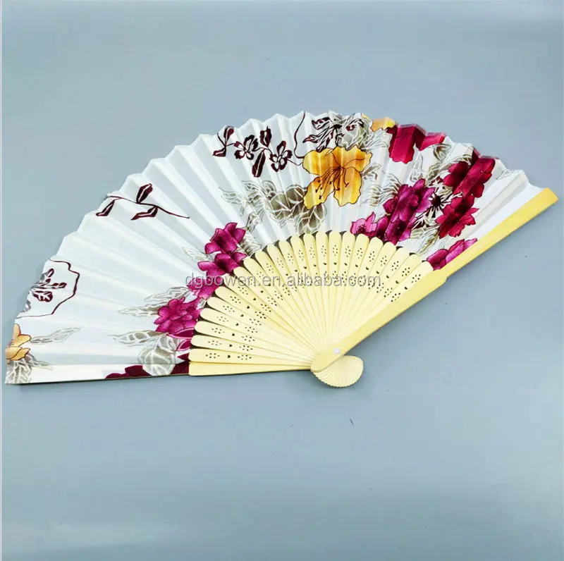 Elegant Fashion & Elegant Burgundy Lady Hand Fan 18colors For Choice ...