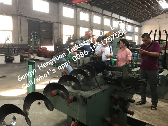 Low Cost Auger Spiral Screw Blade Making Machine by Hengyuan