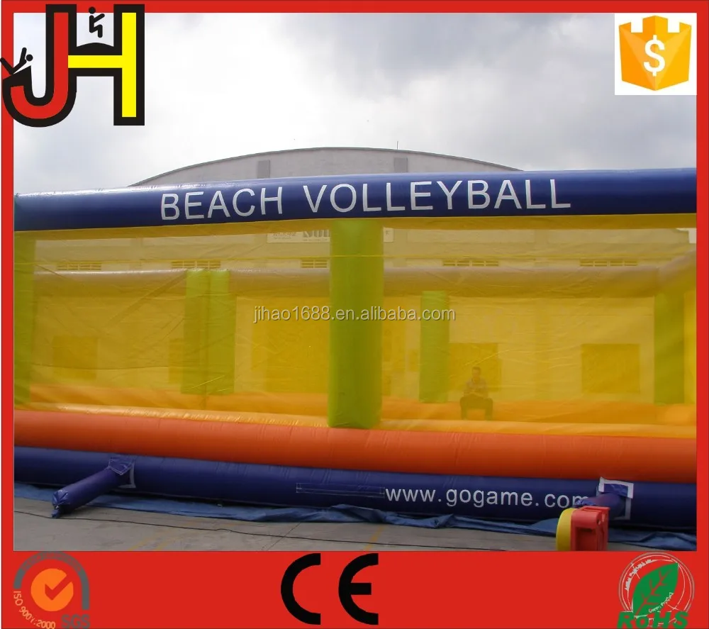 Inflatable Volleyball Court Inflatable Beach Volleyball Field Bouncy ...